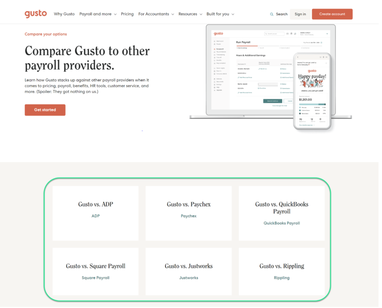 Competitor Comparison Landing Pages: Best Practice for SaaS + Examples